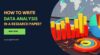 How to write data analysis in a research paper? - Quvae