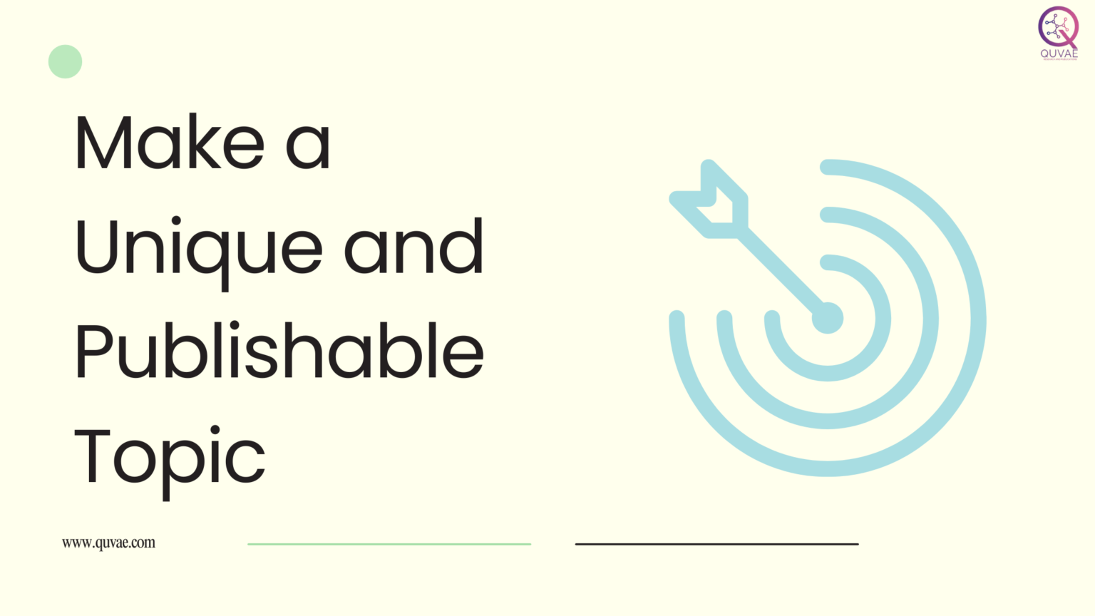 How to Choose a Review Topic - Quvae