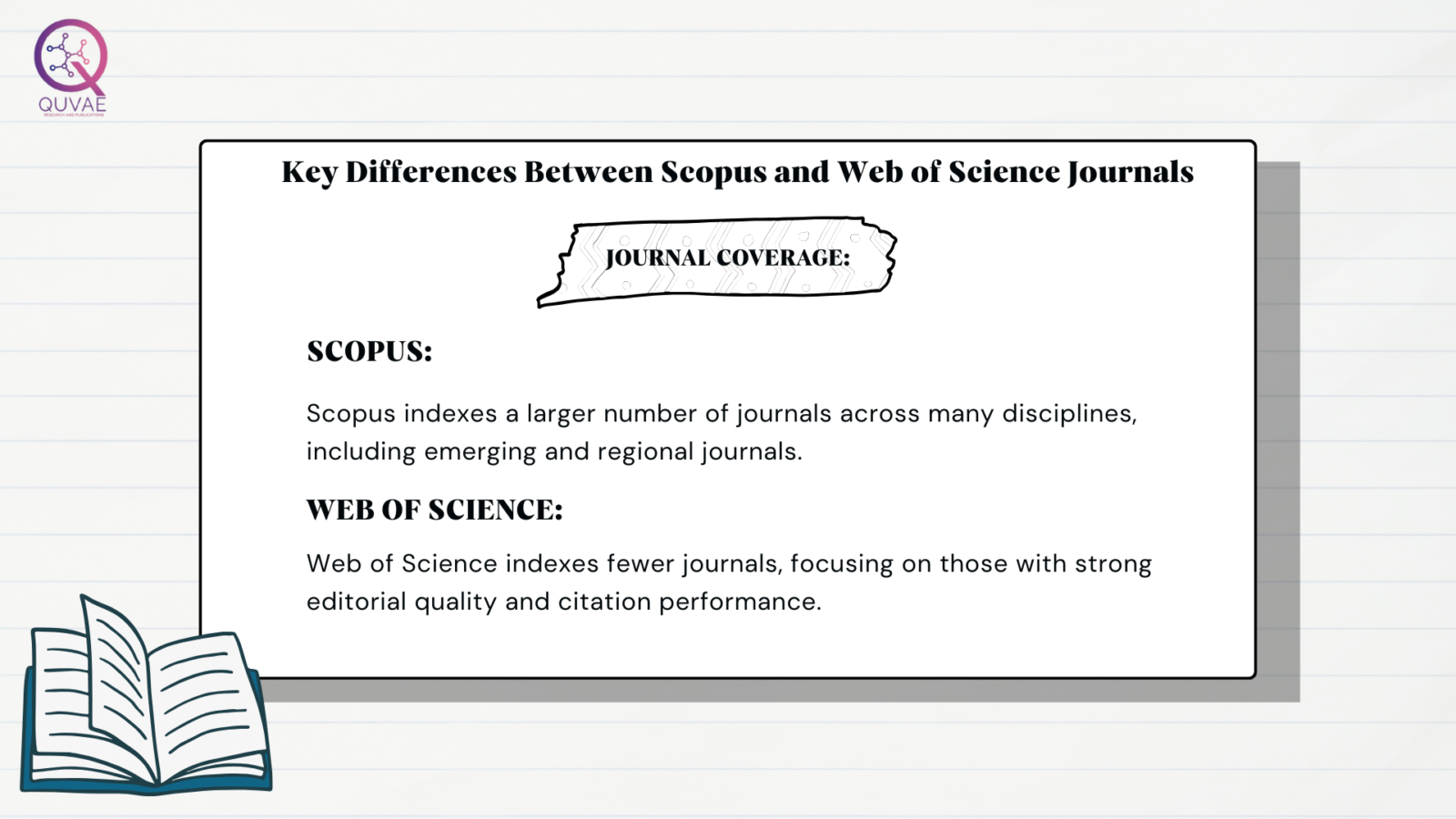 Scopus vs Web of Science: Key Differences Between Journals - Quvae